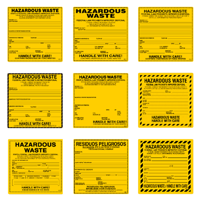 Haz Waste & Safety Labels