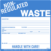 Custom Haz Waste Labels