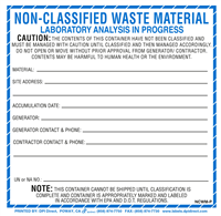 Custom Haz Waste Labels